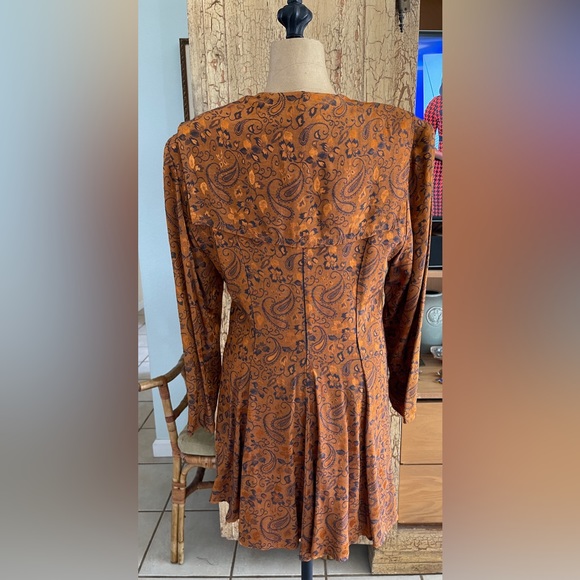 Contempo | Dresses | Vintage Contempo Casuals 98s Paisley Dress | Poshmark